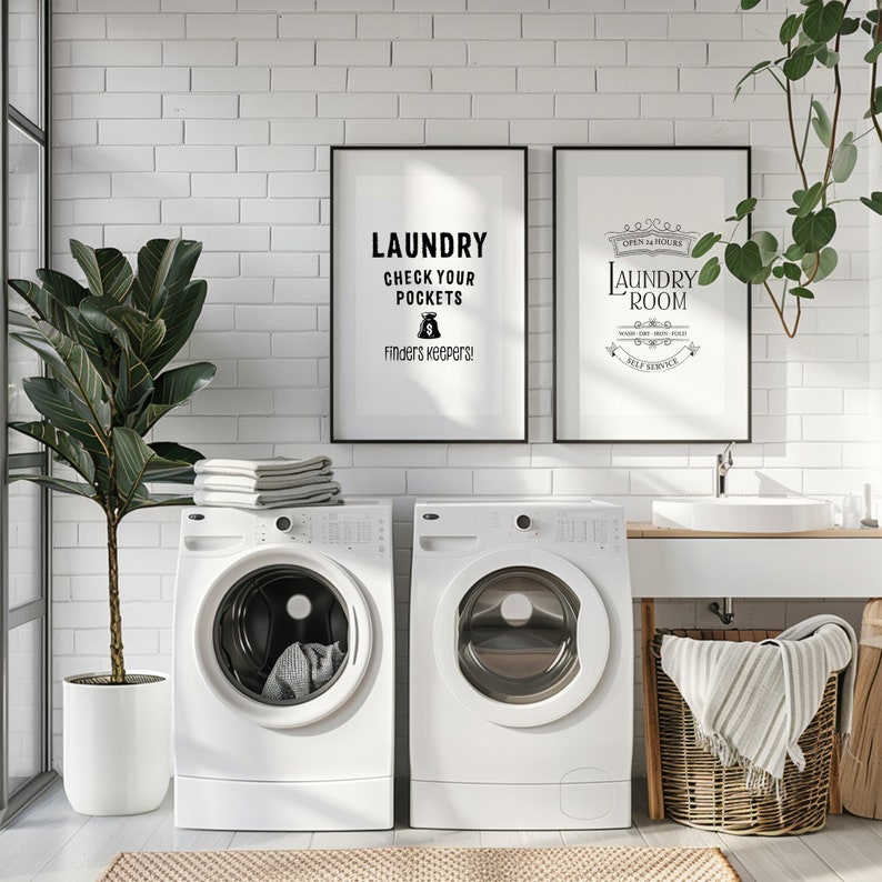 Laundry Guide Print, Symbols Chart (digital Download) - Etsy