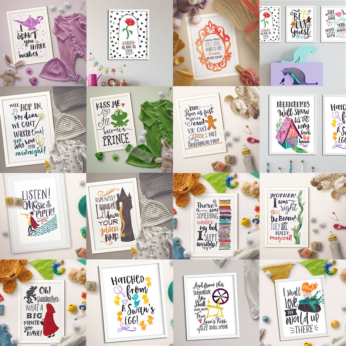 Jack and the Beanstalk Fairytale Decor Fairytale Poster | Etsy