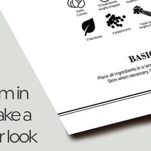 Digital Poster Kitchen, Kitchen Decor, Kitchen Art, Recipe Printable ...