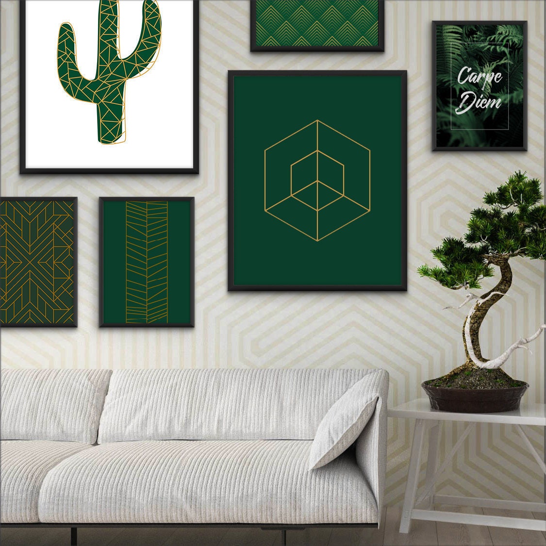 Hexagon Print Art Hexagon Print Hexagonal Poster Hexagon - Etsy
