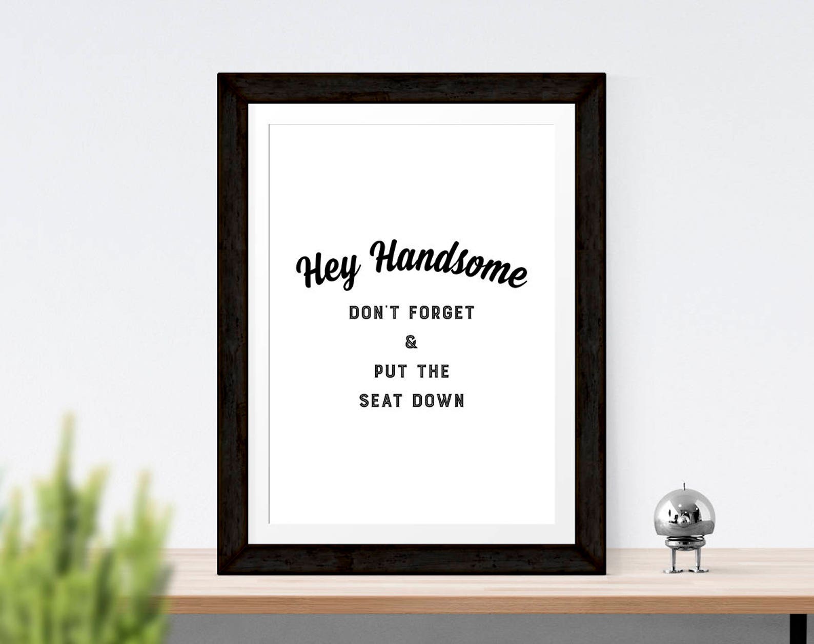 Hello There Handsome Hey Handsome Bathroom Quotes Bathroom | Etsy
