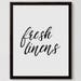 Fresh Linens, Laundry Typographic Print, Laundry Room Sign, Typographic ...