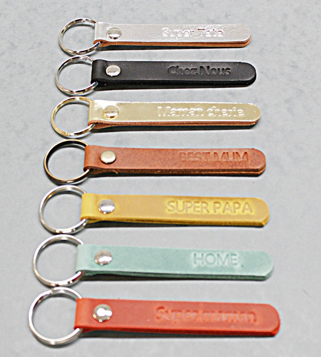 Name Keychain,custom Keyholder,personalised Leather Keychain,custom ...