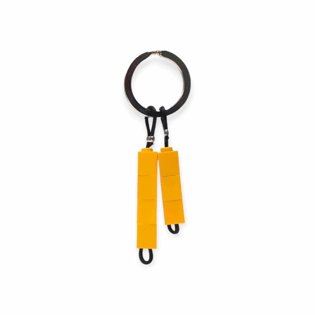Keychain Made With Building Bricks, Choose the Color, Brick Your Keys ...