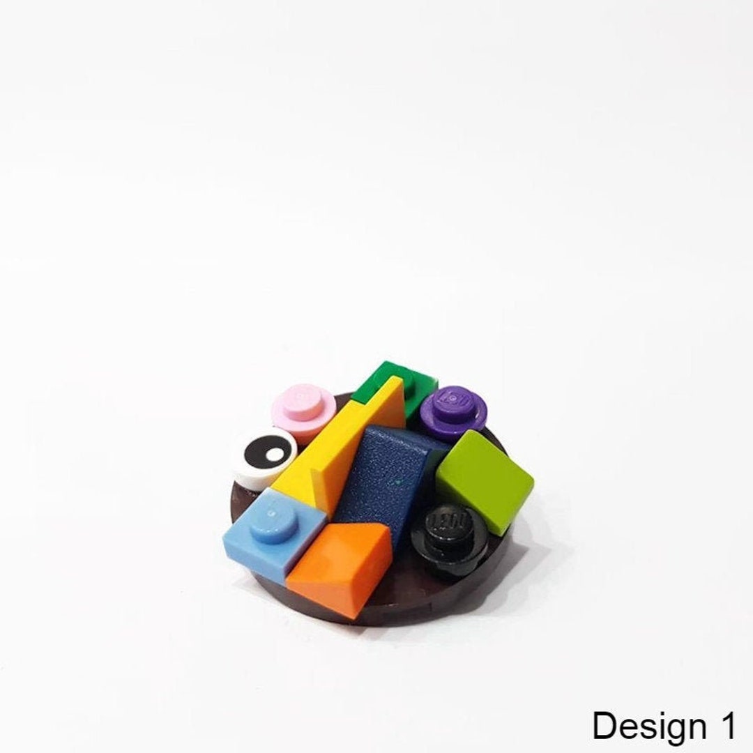 Building Brick Brooch: Colorful Geeky Pin, Unisex Gift - Etsy