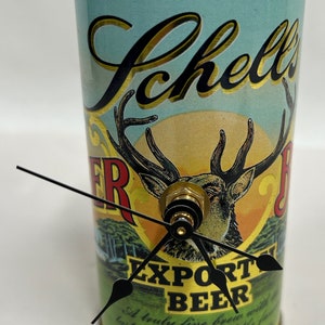 Repurposed Custom Made Schells Beer Can Reindeer Breweriana Bar Man ...