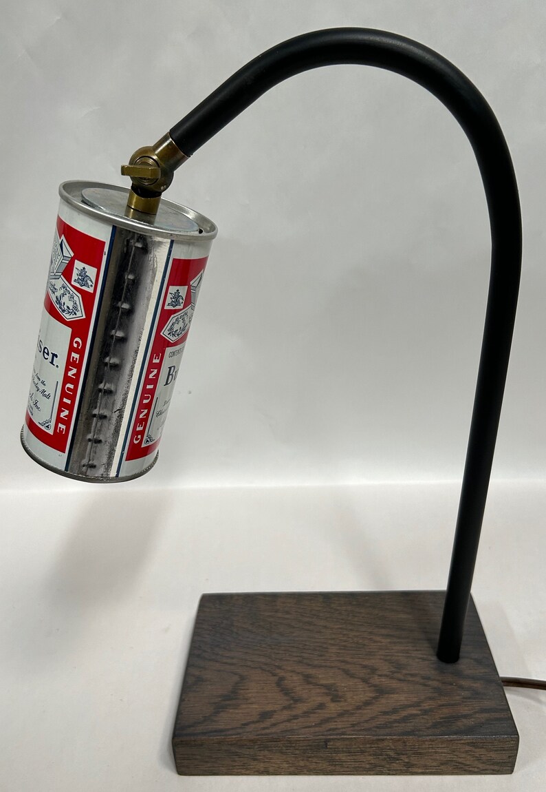 Industrial Repurposed Custom Made Vintage Budweiser Beer Can Bar Man ...