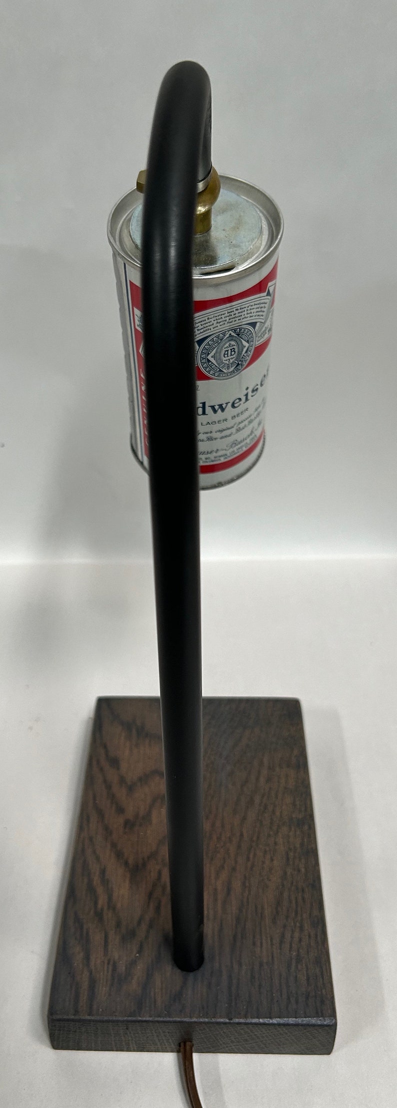 Industrial Repurposed Custom Made Vintage Budweiser Beer Can Bar Man ...