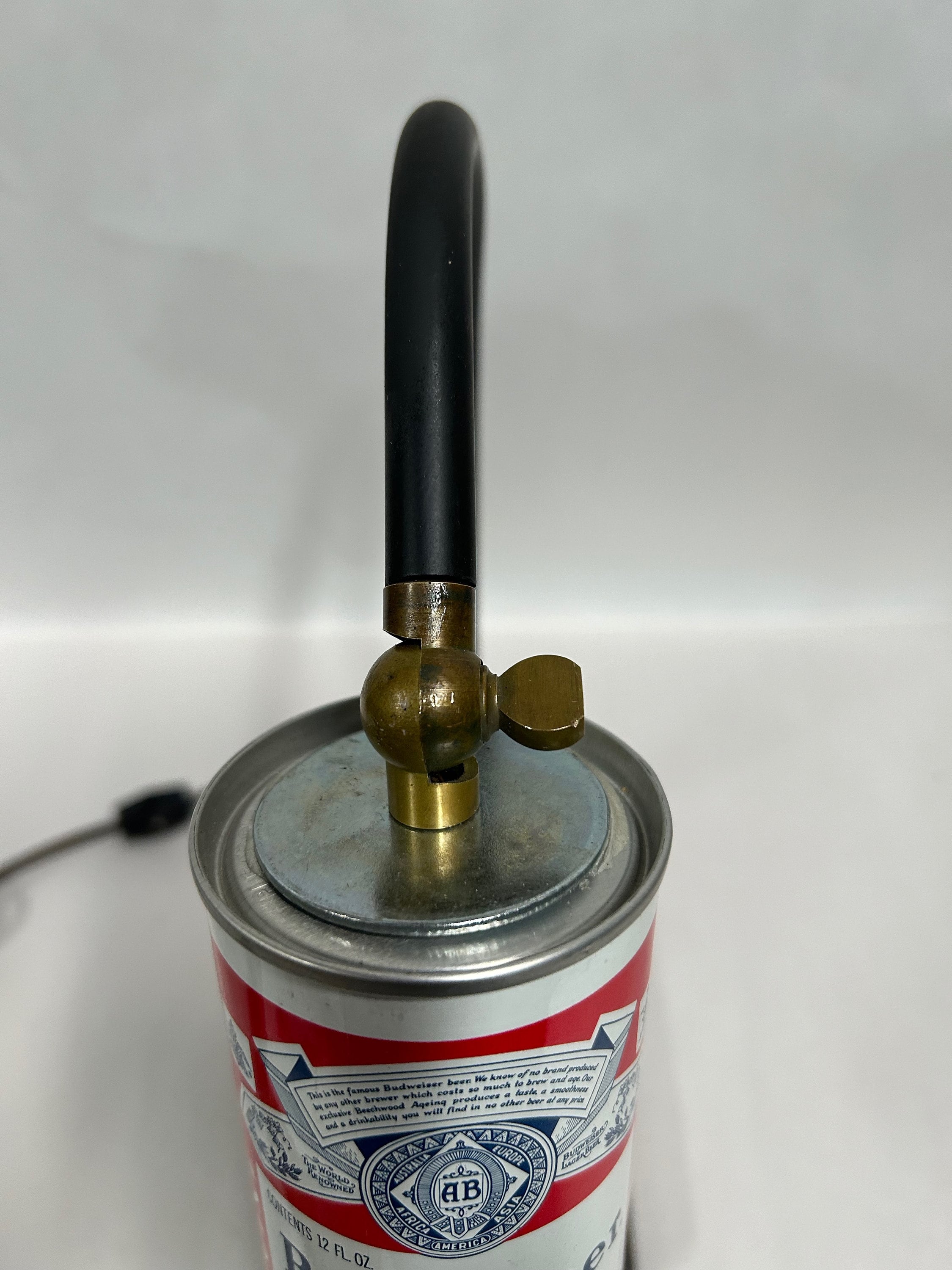 Industrial Repurposed Custom Made Vintage Budweiser Beer Can Bar Man ...