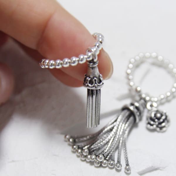 Sterling Tassel - Etsy