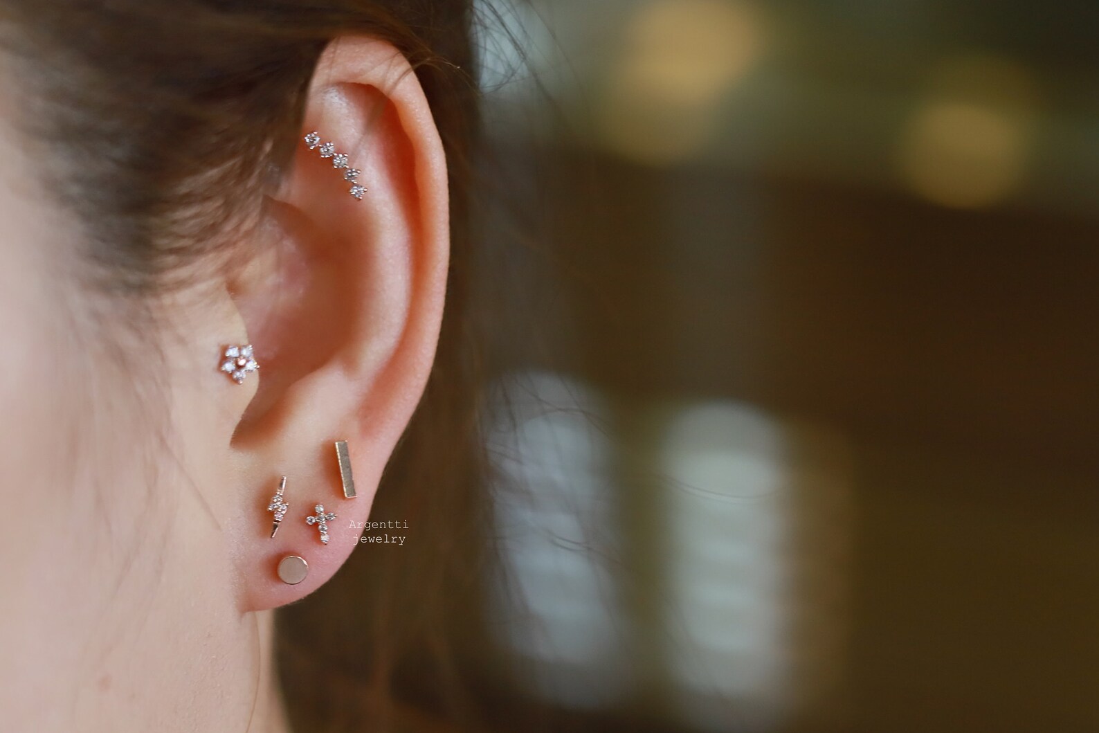 Super Tiny 18 Gauge Flat Back Labret Internally - Etsy