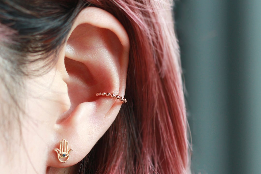14k Solid Gold Ball Ear Cuff,bubble Single Earring,minimalist Jewelry ...