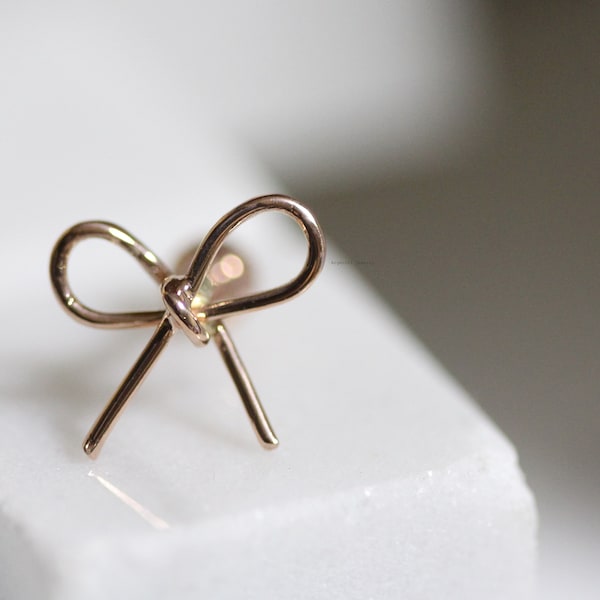 Bow Piercing - Etsy