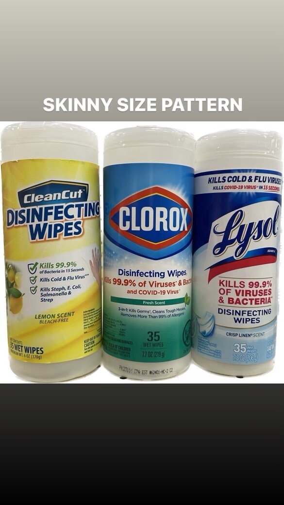 Wipes Cover Sewing Pattern PDF Beginner Sewing Pattern Wipes Container ...