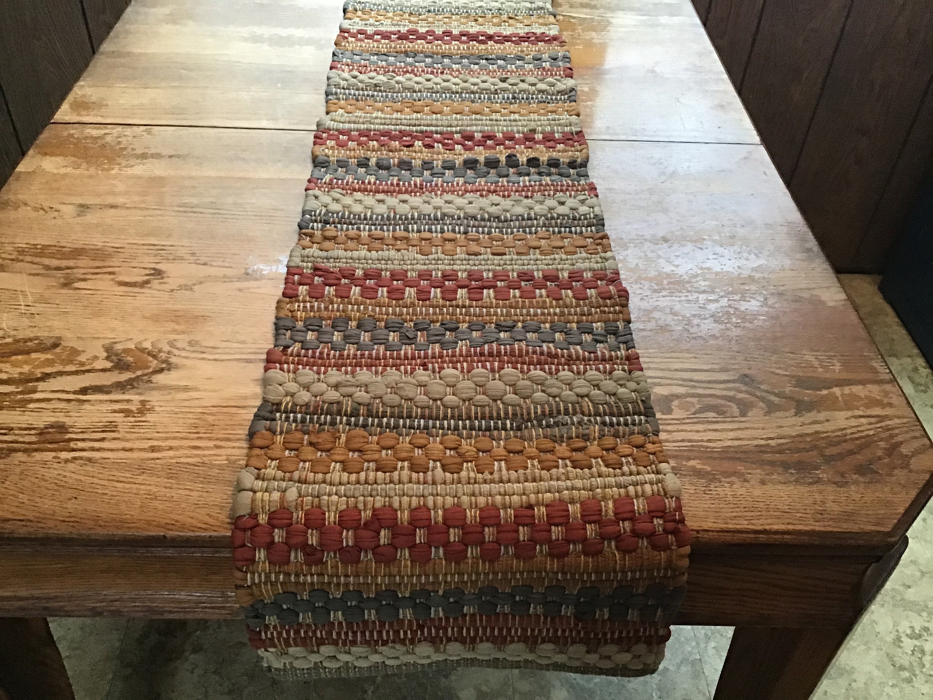 Woven Cotton Tablerunner - Etsy