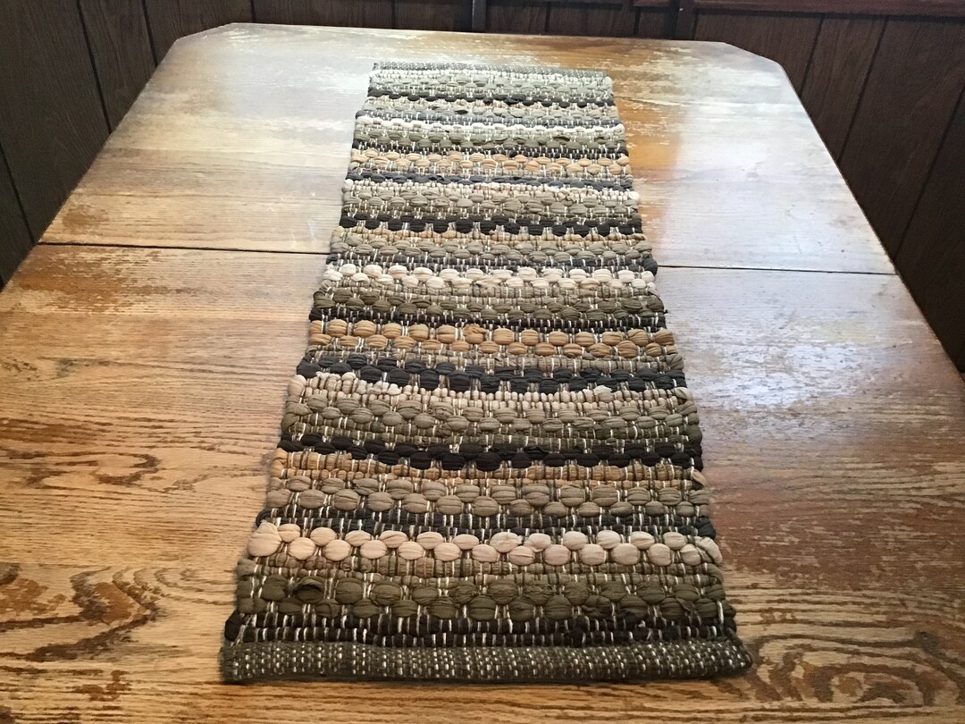 Woven Cotton Tablerunner - Etsy