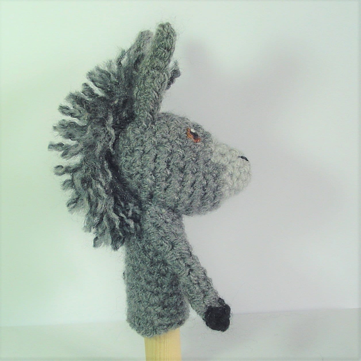 Donkey Finger Puppet Crochet PATTERN - Etsy