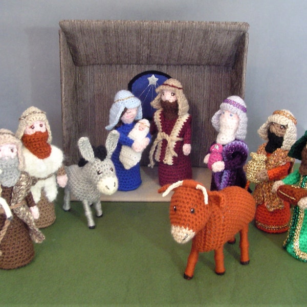Crochet Nativity Set Pattern - Etsy
