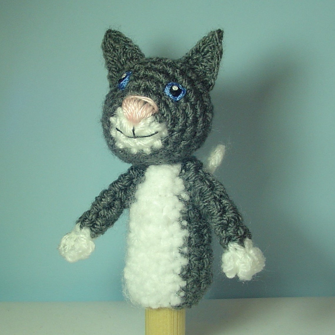 Three Sweet Little Cat Finger Puppets Crochet PATTERN | Etsy