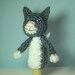 Three Sweet Little Cat Finger Puppets Crochet PATTERN. Includes a ...
