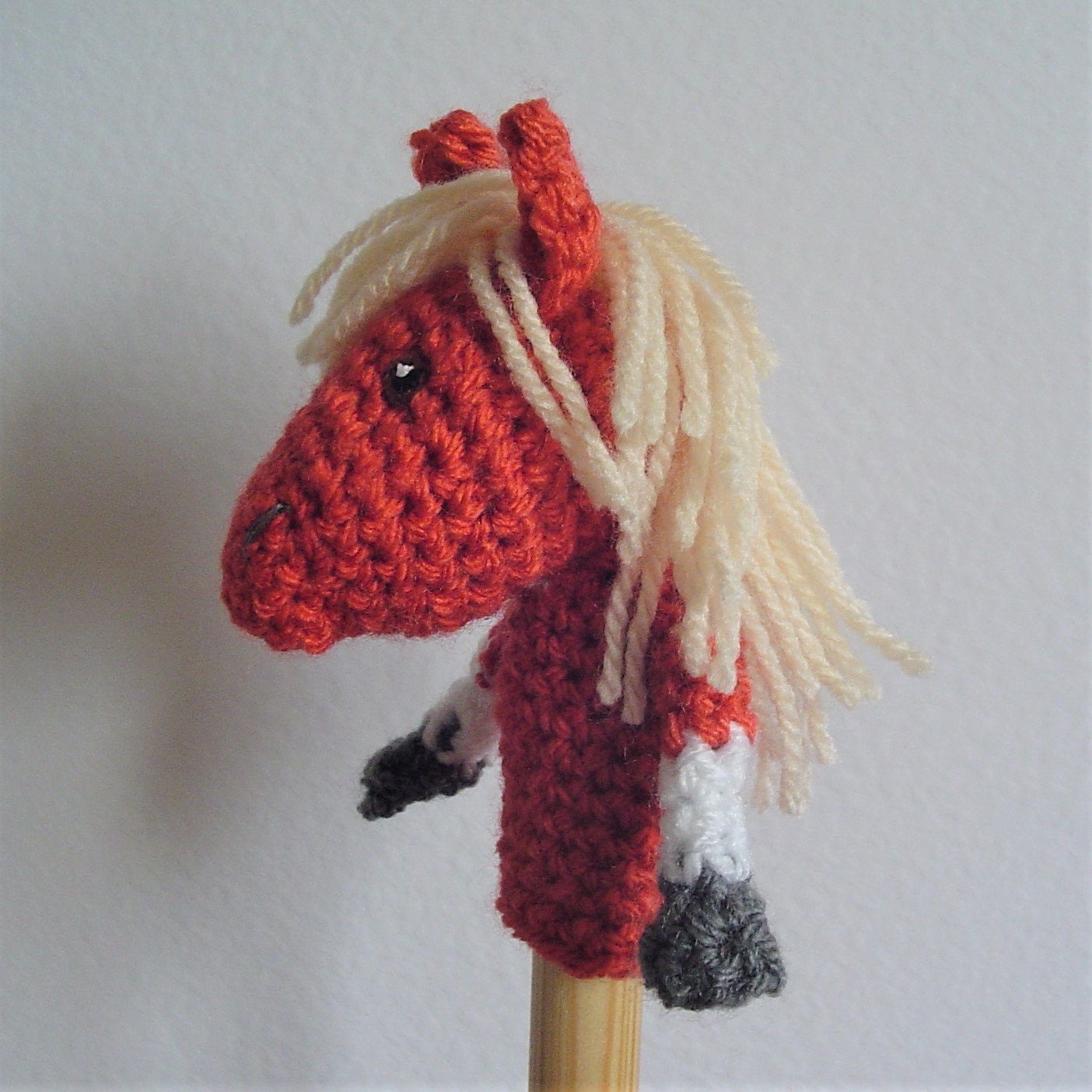 Horse Finger Puppet Crochet Pattern - Etsy