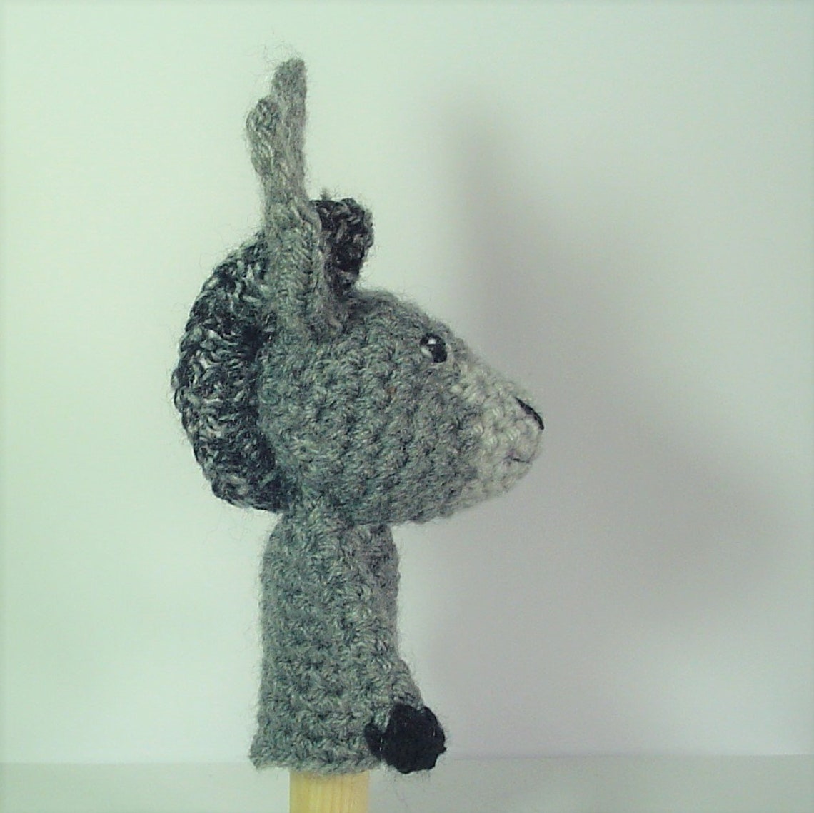 Donkey Finger Puppet Crochet PATTERN - Etsy