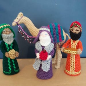 Nativity Set With Stable, Donkey, Ox, Camel and All Figures Including a ...