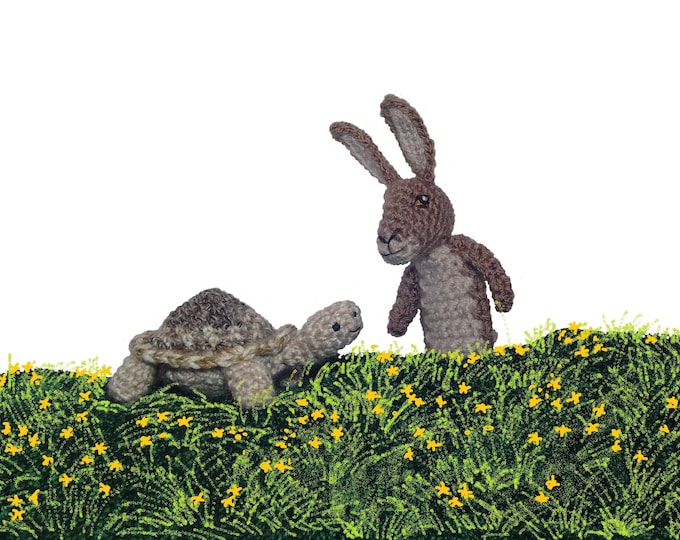 Hare and Tortoise Shadow Puppet Set - Etsy