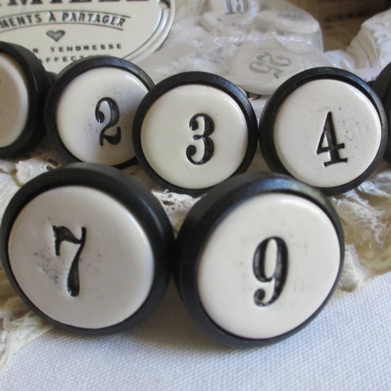 Number Knobs - Etsy