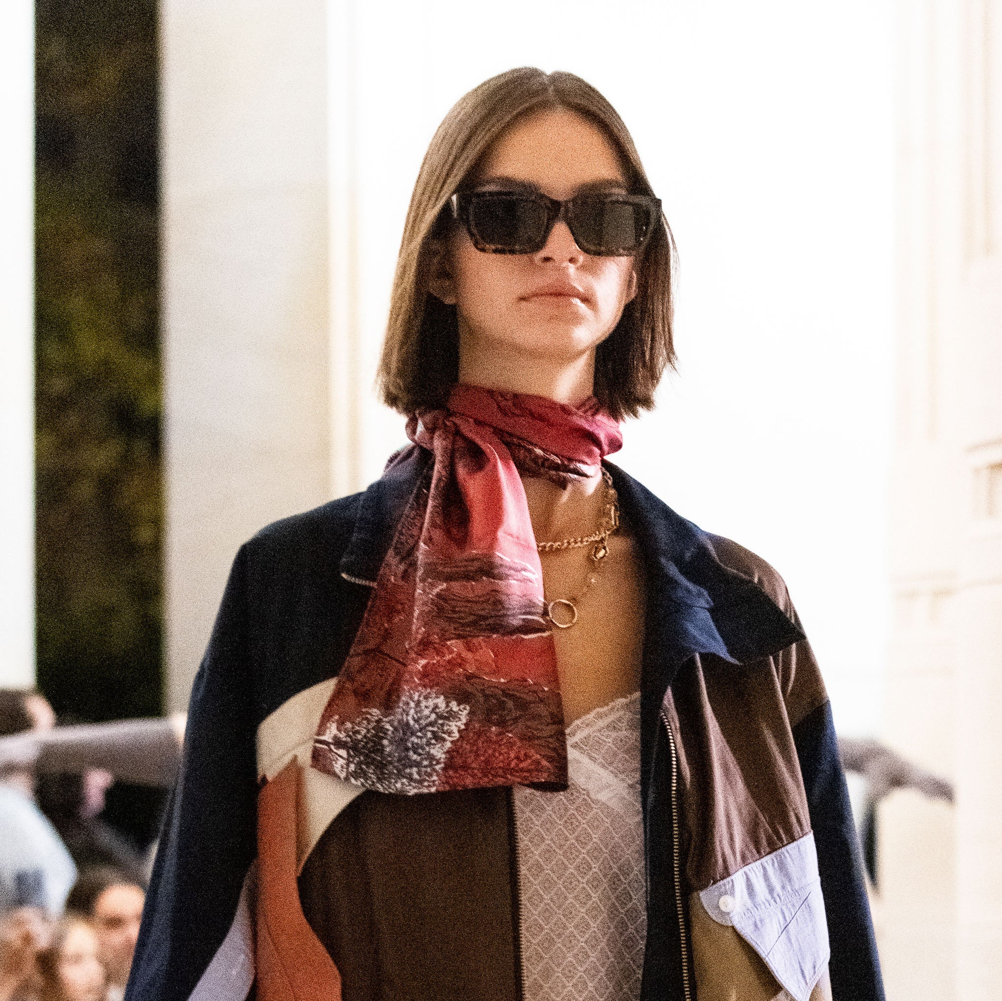 Silk's Scarf, Rectangular, With Spectacular Mountains's Landscape Where ...