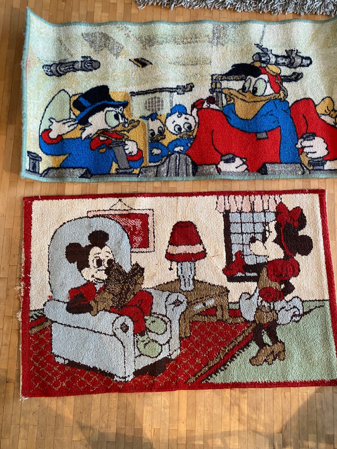 2 Walt Disney TEPPICHE 1960s Original - Etsy