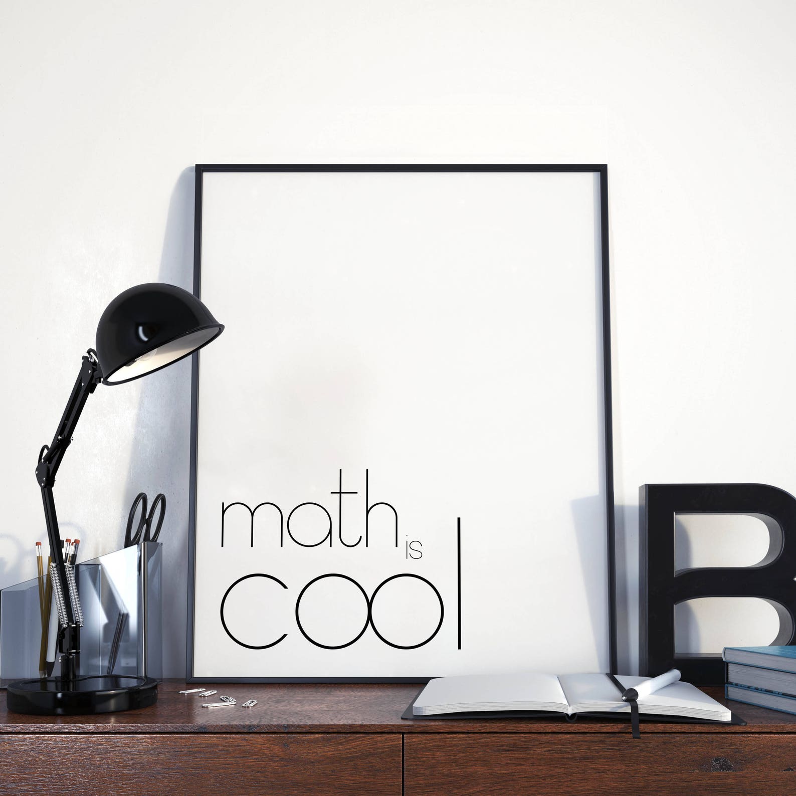 Math is Cool Poster for Dorm Room Student Print Dorm Wall Art Back to ...