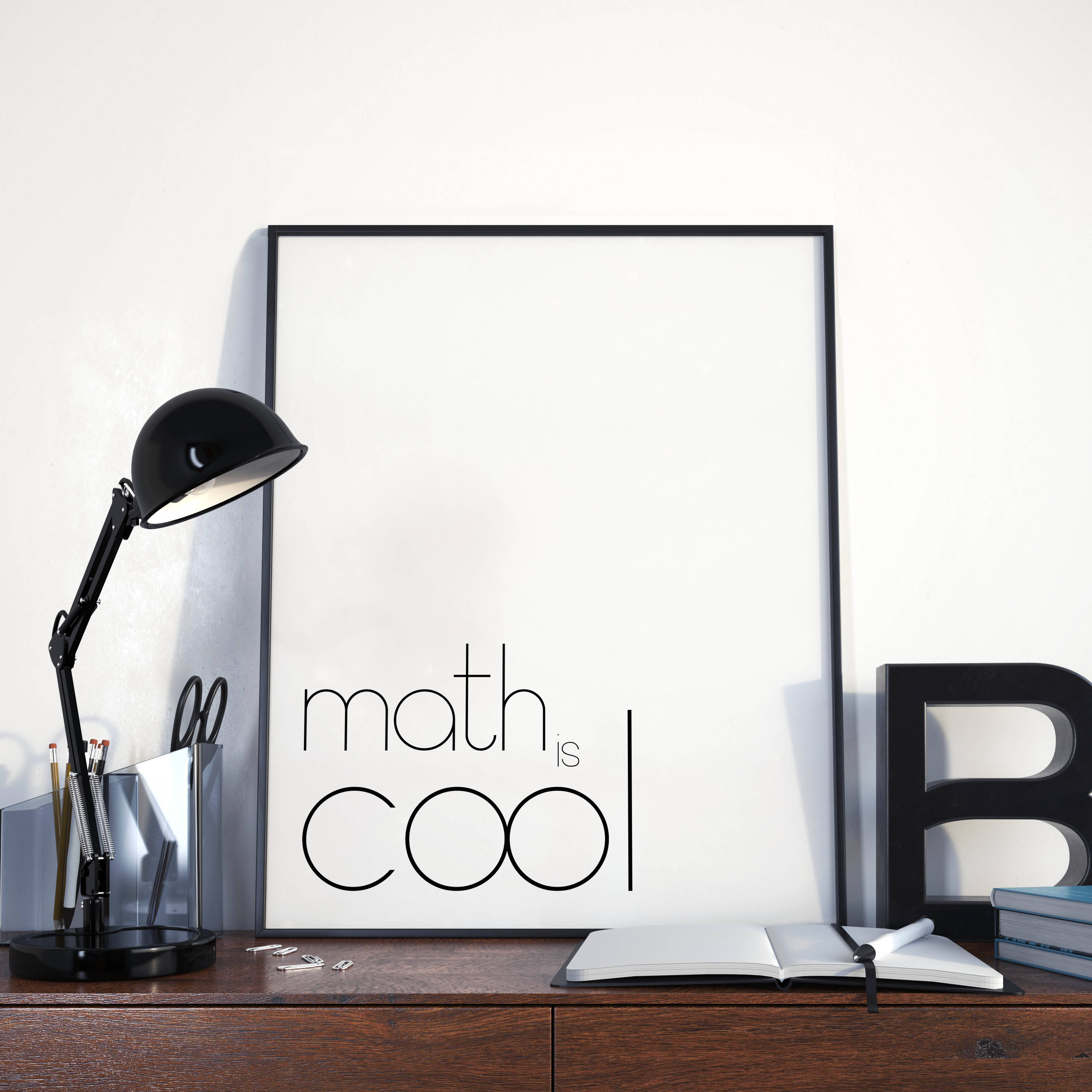 Math is Cool Poster for Dorm Room Student Print Dorm Wall Art Back to ...