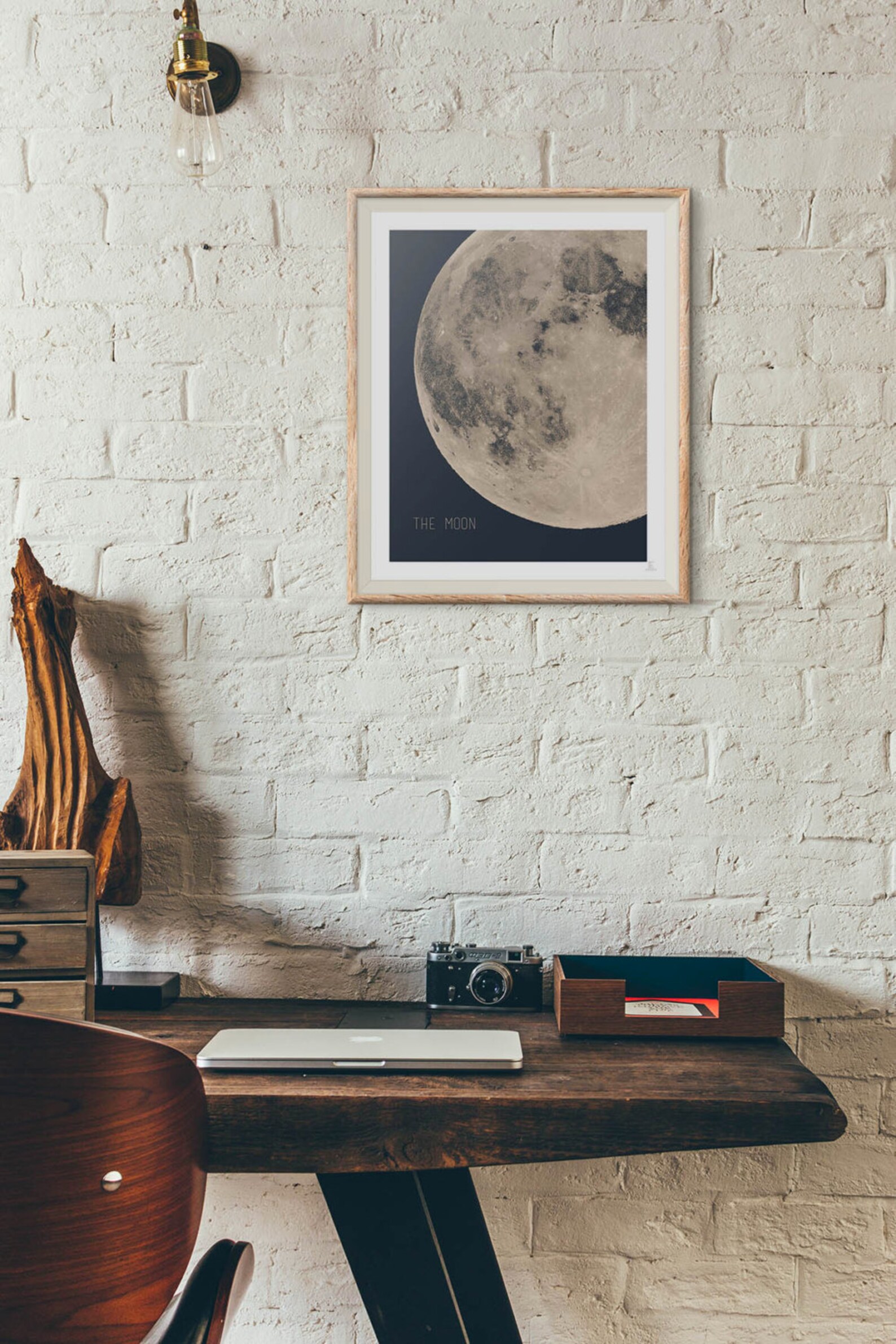 Full Moon Poster Giant Moon Print Astronomy Wall Art Dorm Wall Art ...