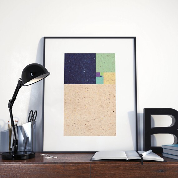 Golden Rectangle Print Geometric Poster Golden Ratio Abstract - Etsy