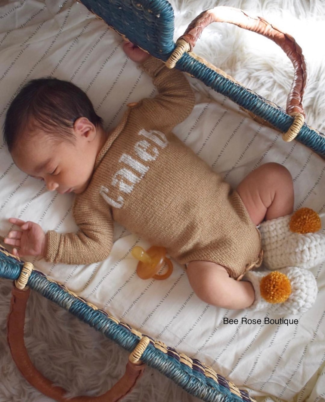 Custom Knit Baby Name Sweater | Personalized Baby Clothes | Coming Home ...
