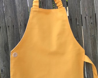 Yellow apron | Etsy