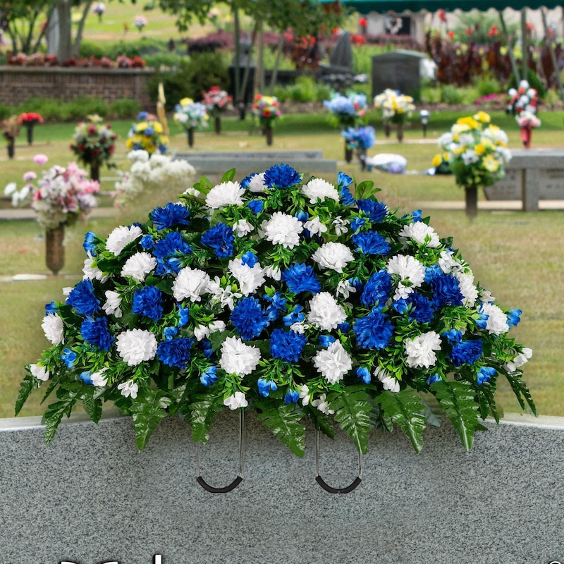 Blue Christmas Saddle - Etsy