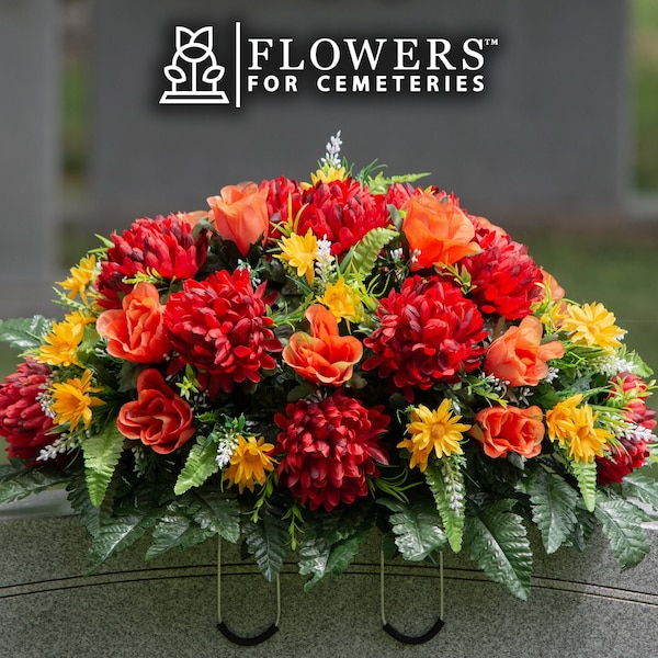 Cemetery Wreaths Saddle - Etsy