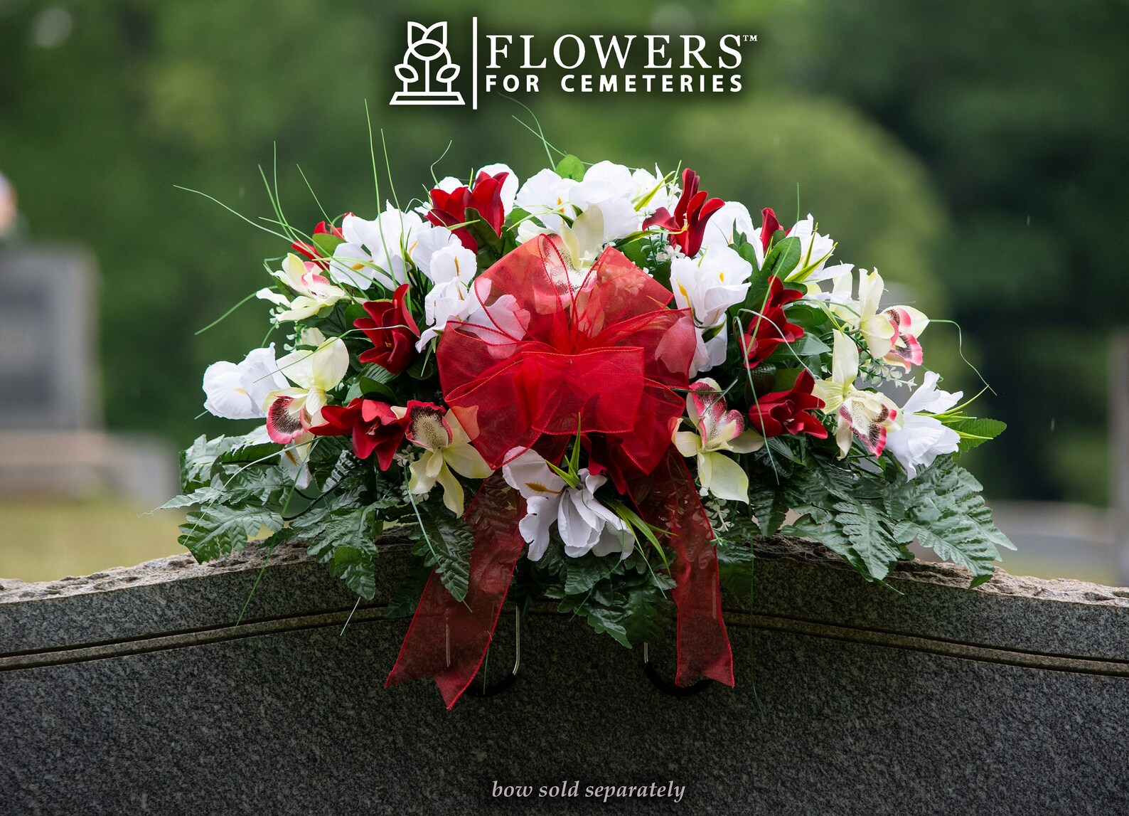 Red Hand Tied Sheer Bow - Wreath Bow - Bow for Flower Arrangement - Etsy