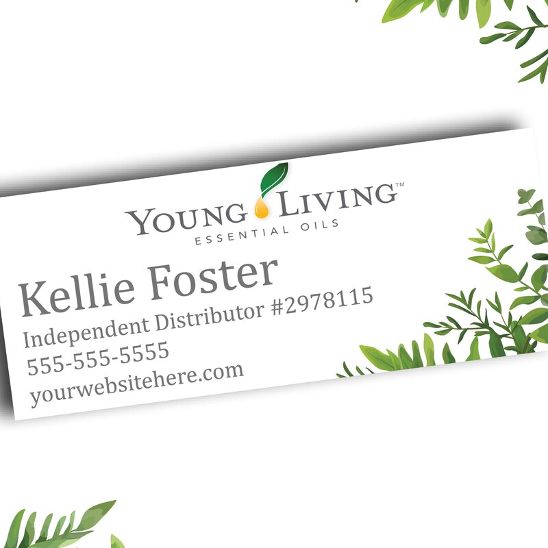 Young Living Labels - Etsy