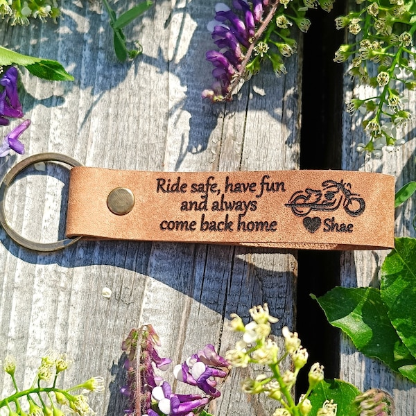 Motorcycle Keychain - Etsy