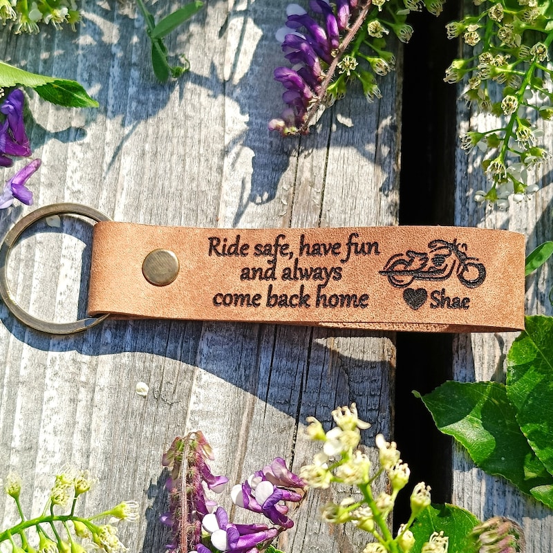 Custom Motorcycle Key Ring - Etsy