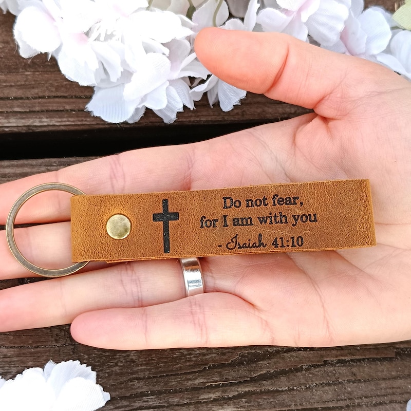 Bible Verse Keychain - Etsy