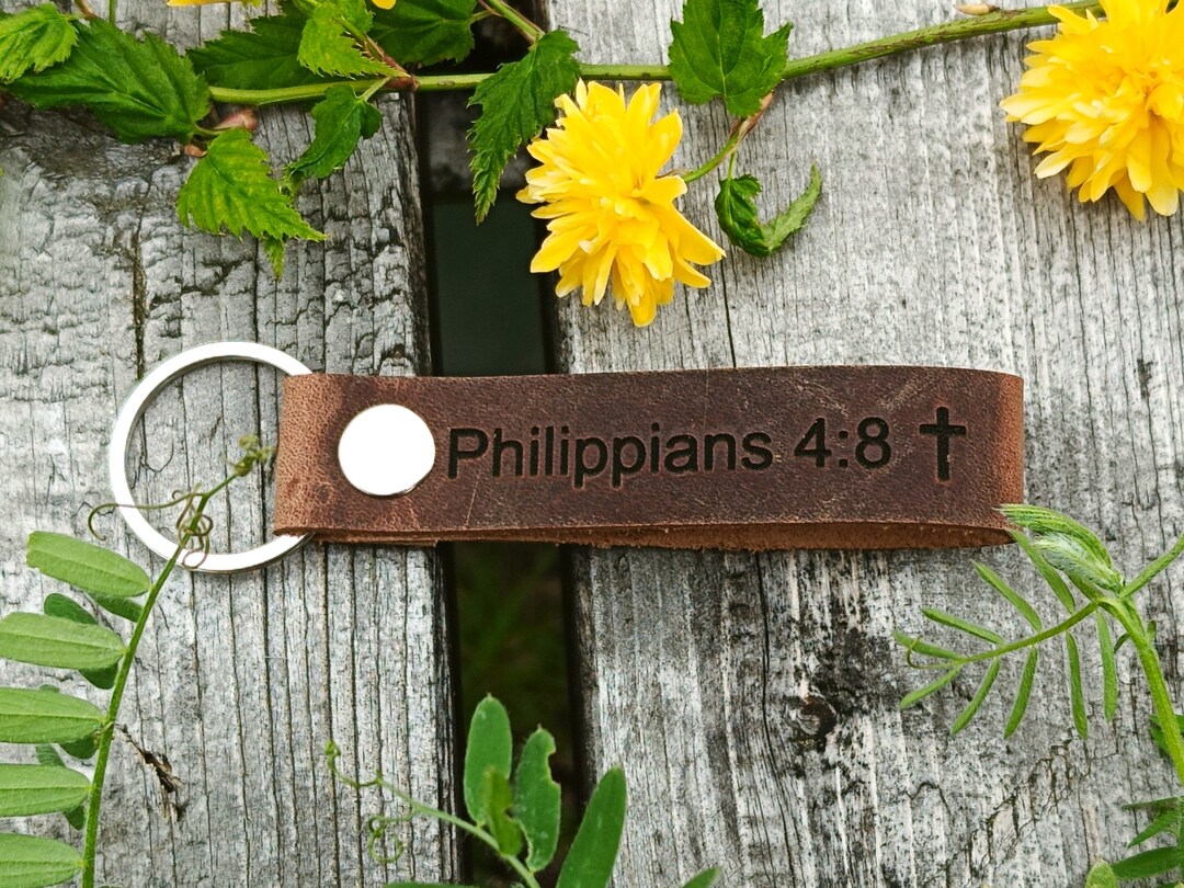 Bible Verse Keychain, 28 COLORS Choose Your Favorite Bible Psalm ...