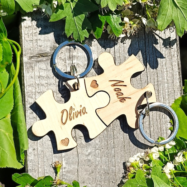 5 Interlocking Keychains - Etsy