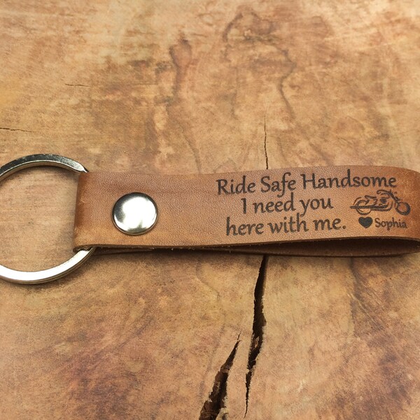 Motorcycle Keychain - Etsy