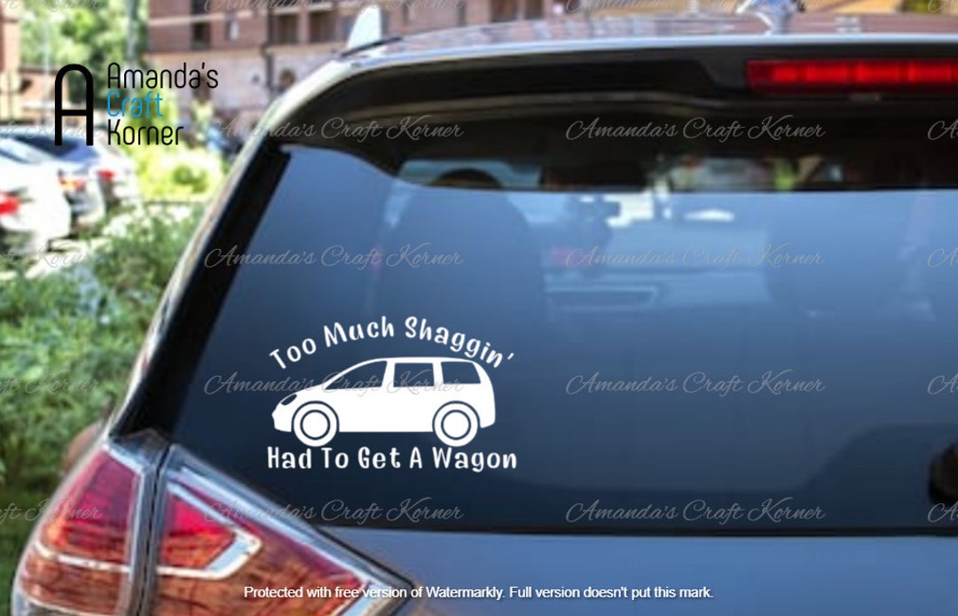 Minivan Window Decal - Etsy