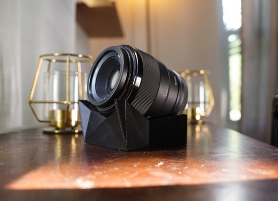 Black Camera Lens Display Stand DSLR Lens Display Stand | Etsy