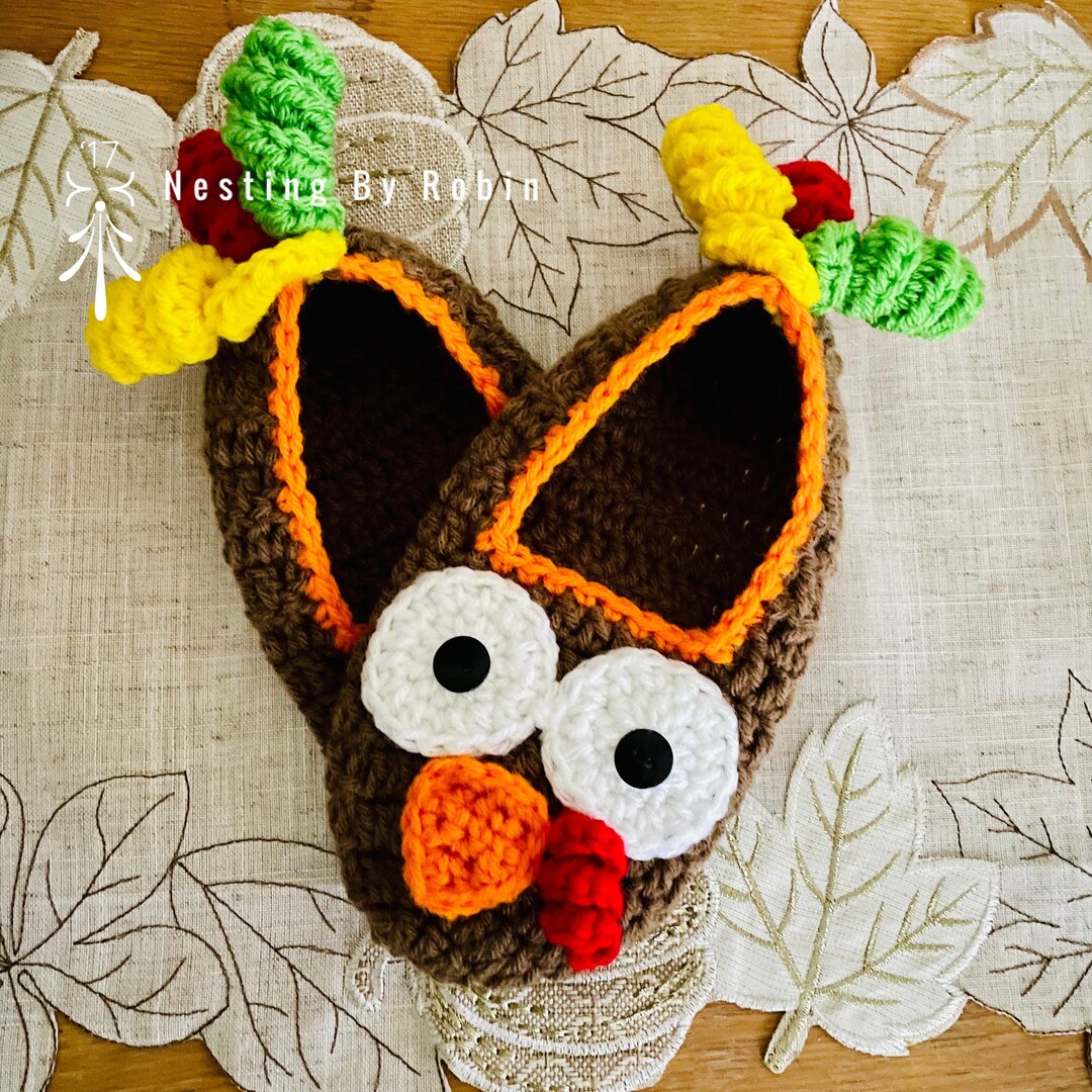 Turkey Slippers for Women, Thanksgiving Slippers - Etsy